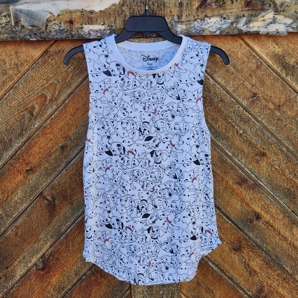 Disney | Tops | Disney 1 Dalmatians Muscle Tank Top | Poshmark